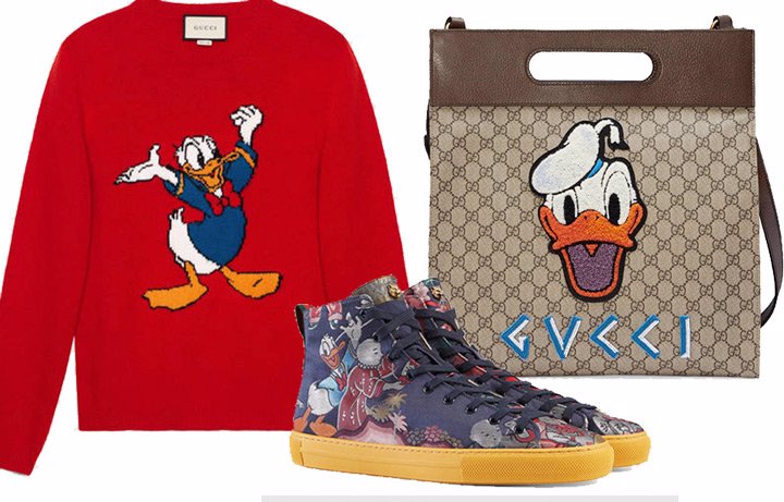 Gucci se rinde al estilo del Pato Donald en colección